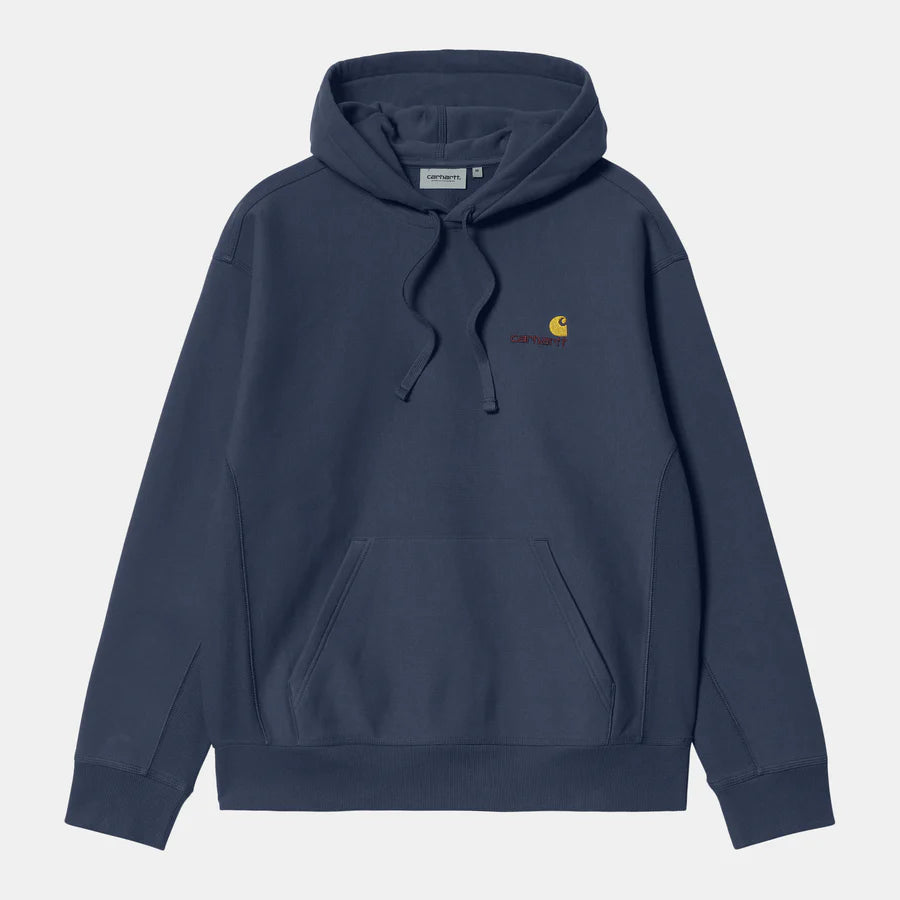 Carhartt Wip Hooded American Script Sweat Enzian Embassy Chch