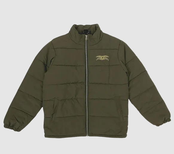 Anti Hero Skateboards Basic Eagle Quilted Jacket - Olive – Embassy chch