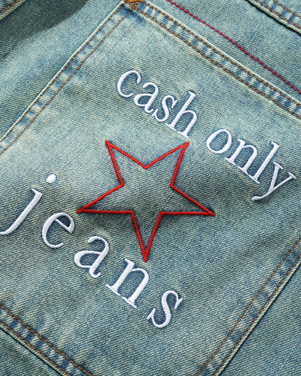 Cash Only Stars Denim Jean Sun Fade Wash – Embassy chch