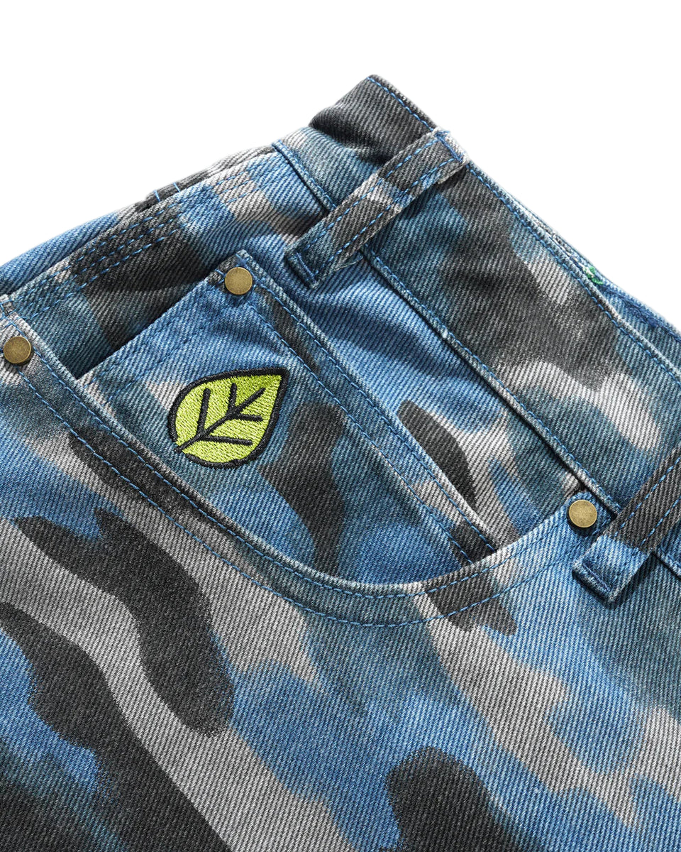 Butter Goods Weathergear Denim Shorts Motion Camo – Embassy chch